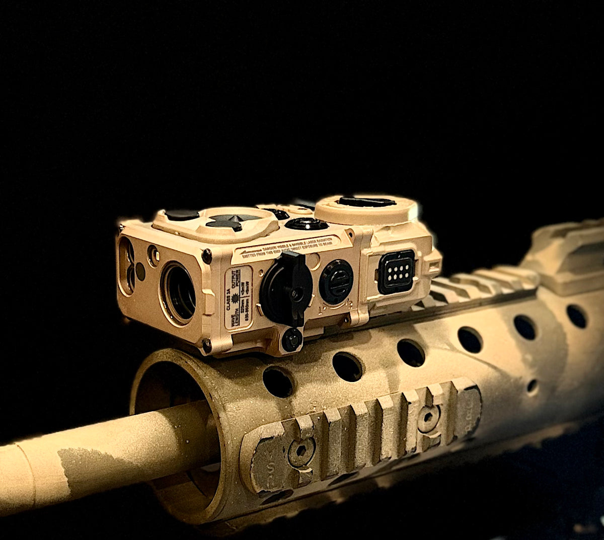 RAIL – Rail Mounted Aiming/Illumination Laser (Commercial) – Down Range Thermal