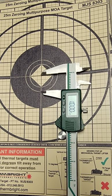 25M Multipurpose Target – Down Range Thermal